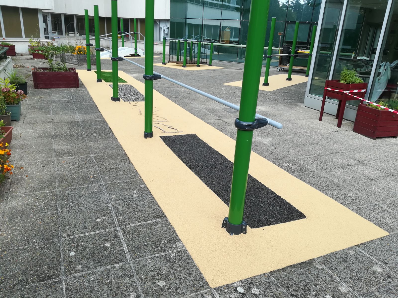 Parcours sensoriel et jardin sensoriel